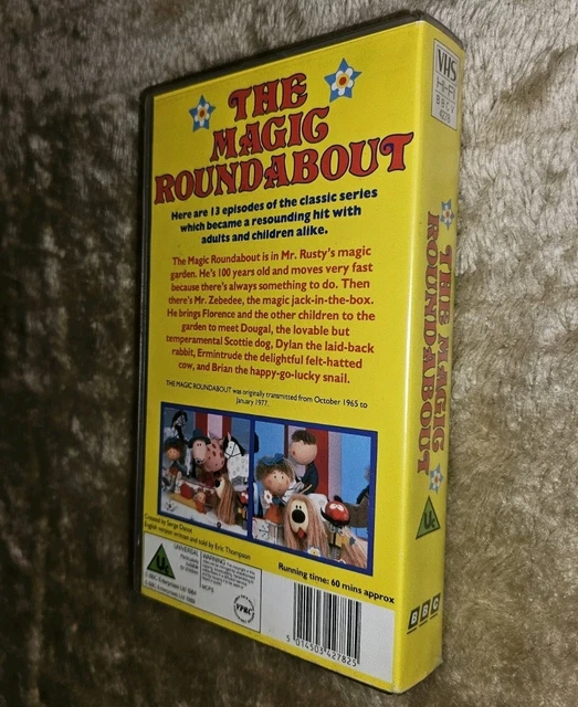 4X UK VHS. THE MAGIC ROUNDABOUT Collection. Very Best of, BBC & Dougal ...