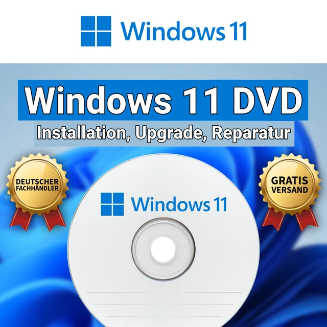 WINDOWS 11 INSTALLATION DVD (25H2 Home / Pro) - ohne TPM / UEFI (ohne Lizenz) EUR 12,49 ...