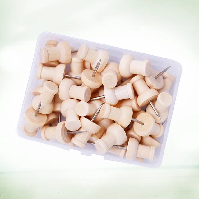 40 PCS/TIN THUMBTACK Aesthetic School Supplies Map Tacks Cork Board ...