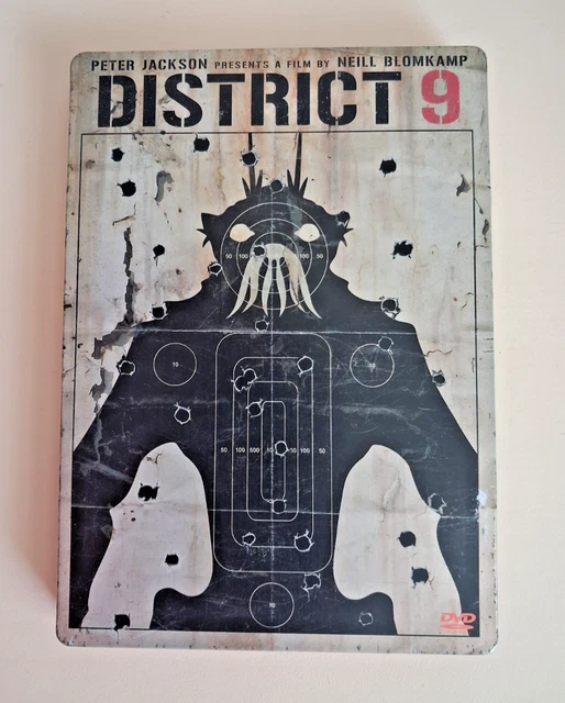 DISTRICT 9 STEELBOOK Dvd - Peter Jackson Sci-fi Thriller Movie by Neill ...