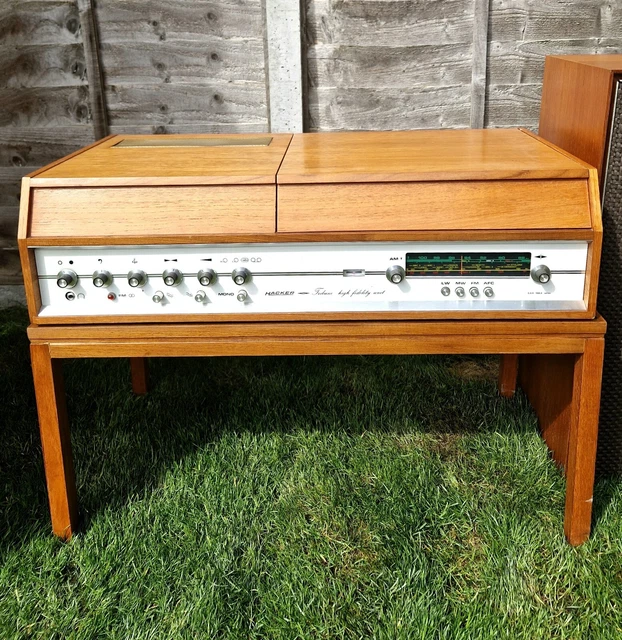 TIMEWARP HACKER TRIBUNE Record Player Radiogram with Lenco GL75 & Shure ...