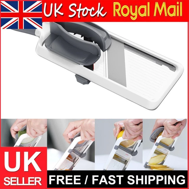 SAFE MANDOLINE POTATO Slicer Food Veggie Chopper 3 Modes Adjustable ...
