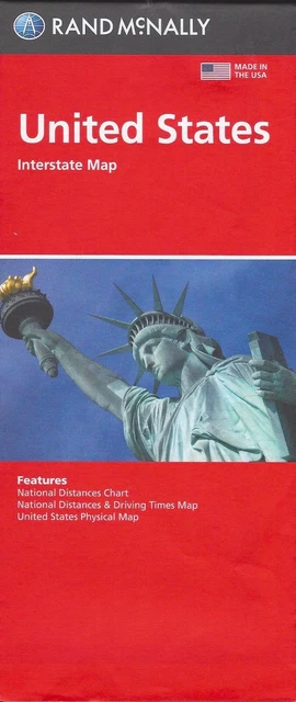 MAP OF THE United States, by Rand McNally - 2021 £5.79 - PicClick UK