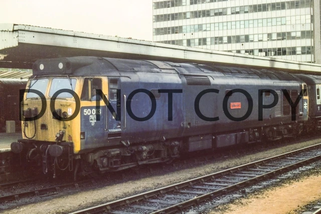 UK DIESEL TRAIN Railway Photograph Of Class 50 50013 Loco. Rm50-95 £1. ...