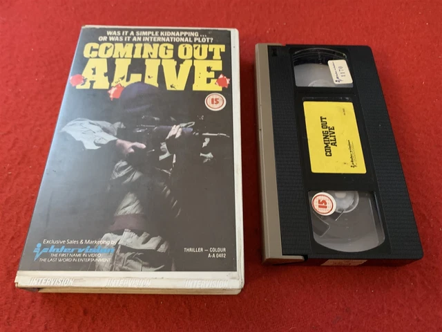 COMING OUT ALIVE Rare Intervision Pre-Cert Big Box Ex-Rental Vhs Video ...