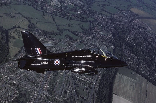 ORIGINAL COLOUR SLIDE of Bae Systems Hawk T Mk.1 XX162 Centre of Avn ...