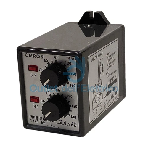 OMRON TDV-5AC24180S TWIN Timer 24Vac 50/60Hz On=180S Off=180S EUR 56,24 ...