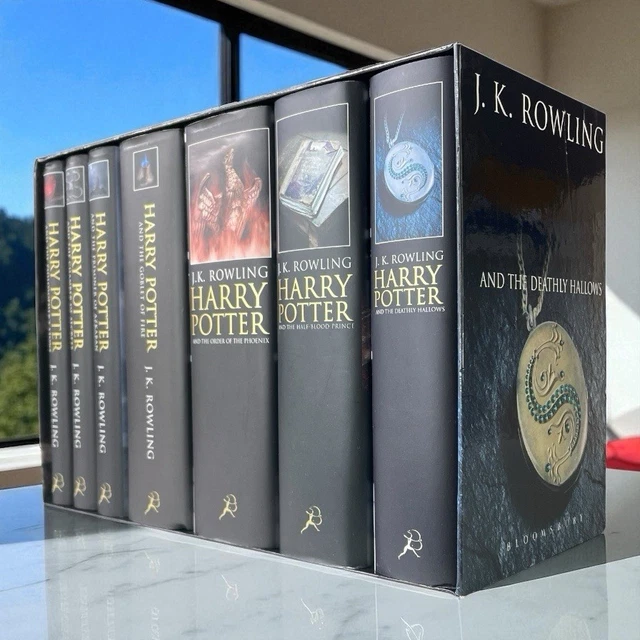 HARRY POTTER SET Collection Complete Adult Hardback Edition Book UK ...