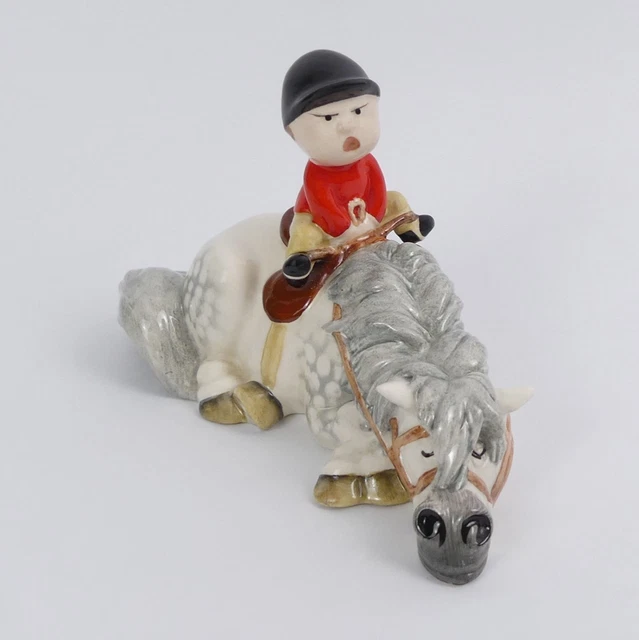 A LOVELY BESWICK Pottery Thelwell 'Kick Start' Figure £46.00 - PicClick UK