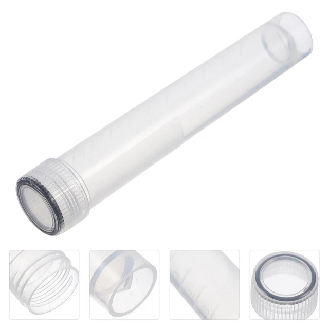 10 PCS 10ML Freezing Tube Clear Plastic Container Cryovial Liquid £5.45 ...
