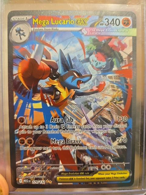 POKÉMON TCG MEGA Evolutions Mega Lucario EX SIR 179/132 $495.00 ...