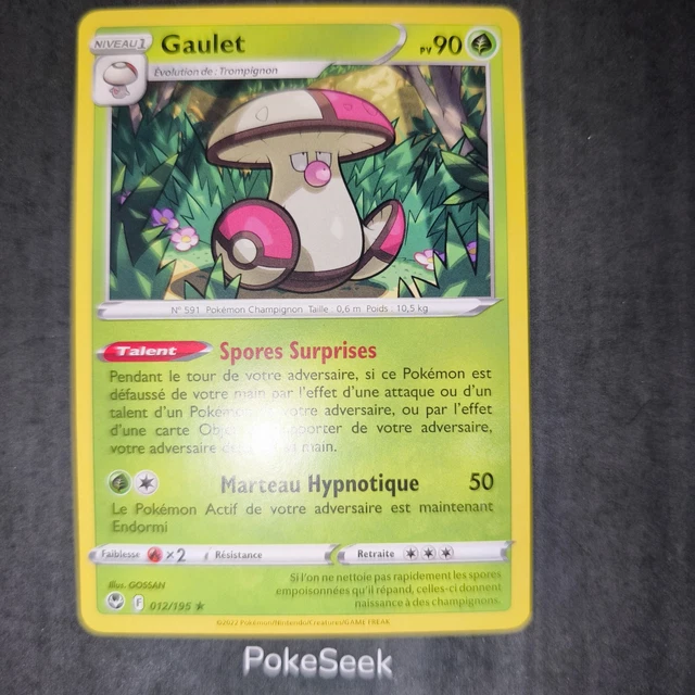 CARTE POKEMON GAULET 012/195 Rare Epée et Bouclier 12 EB12 FR NEUF EUR ...