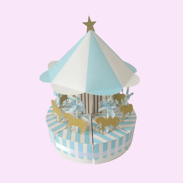 CAROUSEL BOX CANDY Boxes Cute Treat Wedding Souvenirs £10.65 - PicClick UK