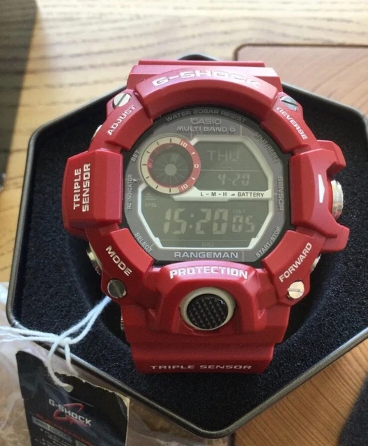 CASIO G SHOCK Rangeman GW 9400RD 4ER Rare Red Model £399.95 - PicClick UK