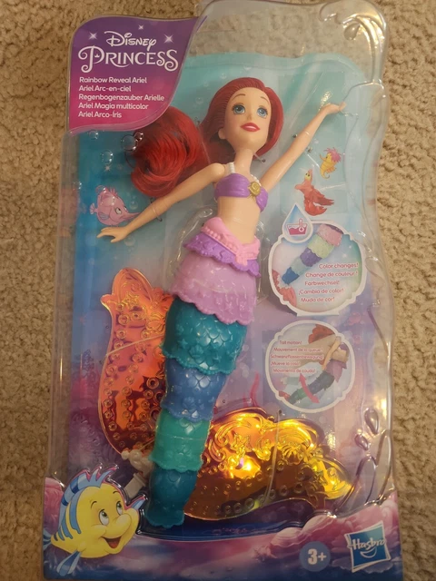 DISNEY PRINCESS RAINBOW Reveal Ariel, Colour Change Doll, Disney £30.08 ...