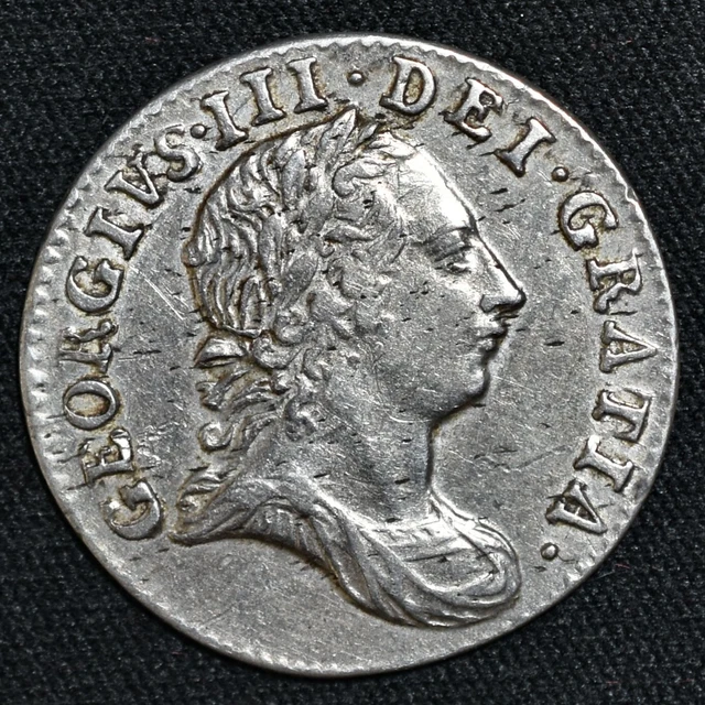 1763 GREAT BRITAIN, George III, Maundy Threepence, S.3753 $93.82 ...