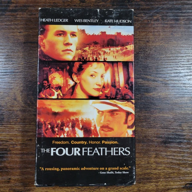 THE FOUR FEATHERS Heath Ledger Adventure Movie Vintage 2002 VHS Tape ...