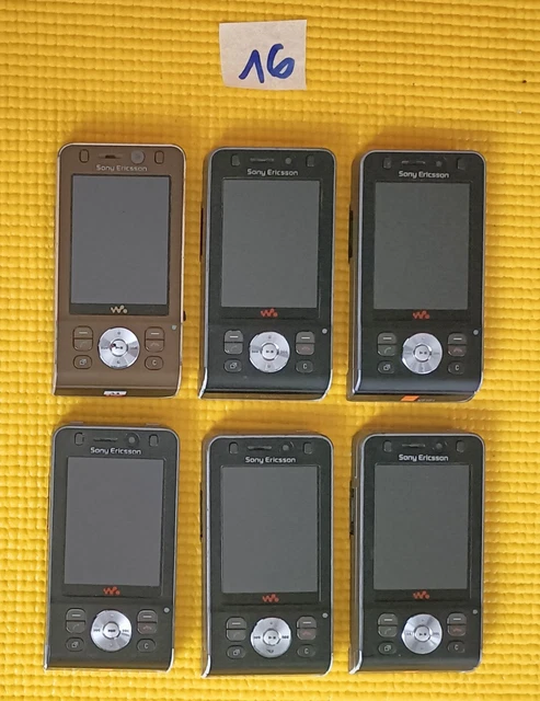 LOT (16) DE 6 Téléphones portables SONY ERICSSON W910i HS pour pièces EUR 29,99 - PicClick FR