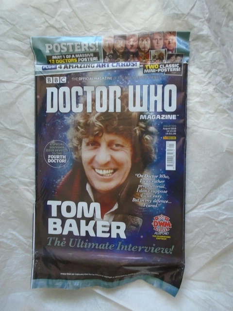 DOCTOR WHO MAGAZINE Issue 501 Tom Baker the Ultimate Interview art ...