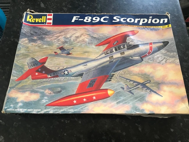REVELL 1/48 MODEL Aircraft Northrop F-89 Scorpion Kit 05650 COMPLETE ...