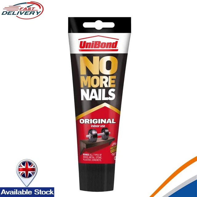 &UNIBOND NO MORE Nails Original Heavy-Duty Mounting Adhesive, 234g ...