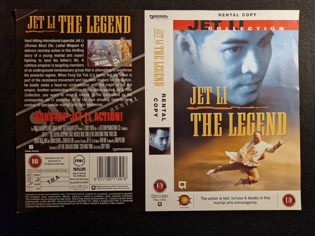JET LI THE Legend - Dimension Home Video Promo Sample Video Sleeve ...