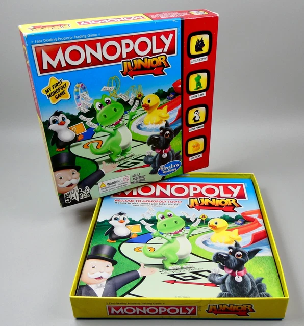 MONOPOLY JUNIOR BOARD Game by Hasbro Gaming 2017 - (5 Years+) $19.96 ...