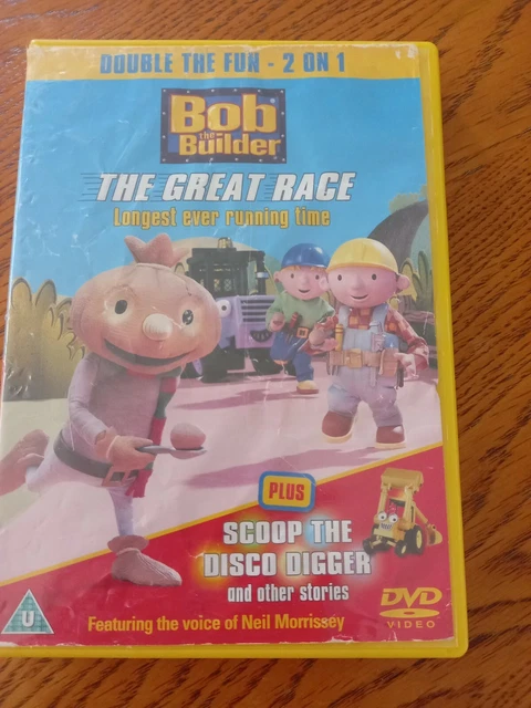 BOB THE BUILDER The Great Race / Scoop The Disco Digger Dvd Kids £2.84 ...