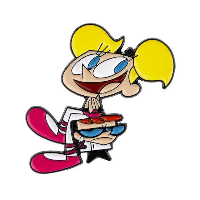 DEXTER DEE DEE Dexter's Laboratory Cartoon Network Pin Brooch Badge ...
