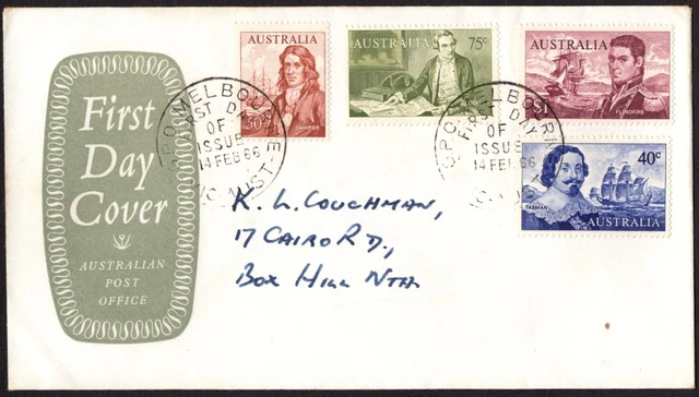 1966 AUSTRALIA DECIMAL Currency Set Of 4 Navigators APO Shield ...