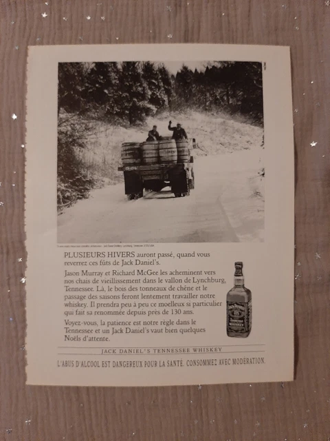 PUBLICITÉ DE PRESSE ancienne de jack daniel's de 1994 - Old paper ...