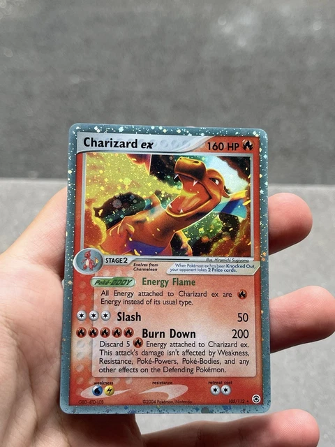 POKÉMON CARD CHARIZARD ex 105/112 Holo Firered & Leafgreen EUR 800,00 ...