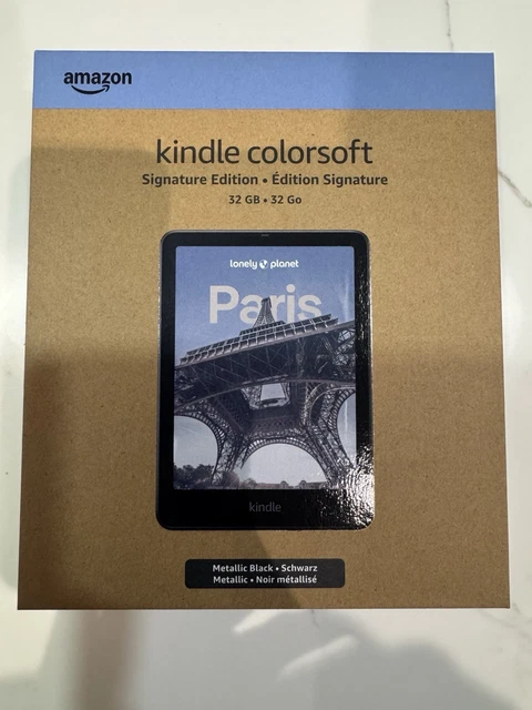 AMAZON KINDLE COLORSOFT Signature Edition 2025 32GB New & Sealed Black ...