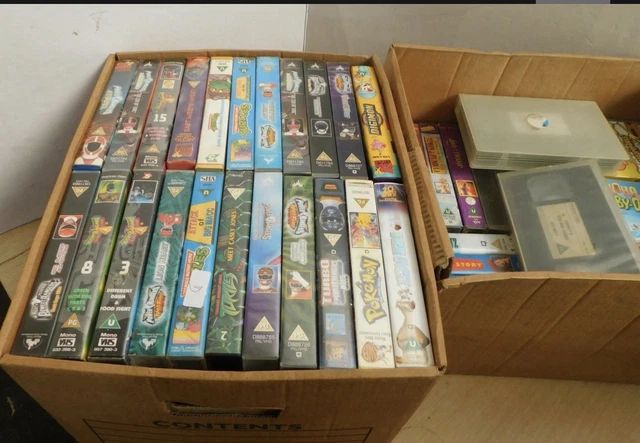 VHS BUNDLE POWER Rangers/TMNT/Goosebumps/Disney/Pokemon/Digimon £69.95 ...