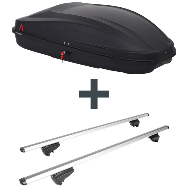 DACHBOX G3 SPARK + Dachträger Menabo Pick-Up für Kia Optima Kombi TOP ...