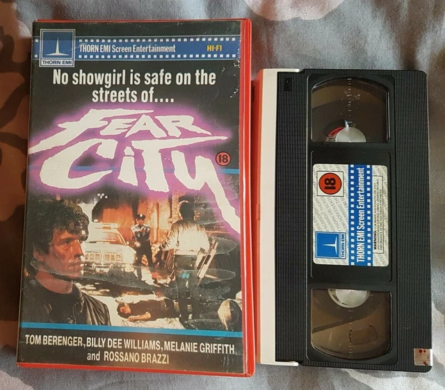 FEAR CITY (VHS) BIG BOX - Tom Berenger + Billy Dee Williams + Melanie ...