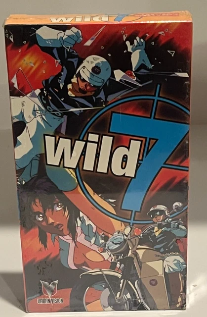 WILD 7 ANIME (VHS, 1999) English Dubbed, Anime Japanese ~ BUY 2 GET 1 ...