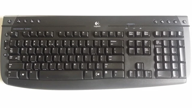 LOGITECH WIRELESS KEYBOARD ADVANCED 2.4GHz 820-001340 £9.99 - PicClick UK