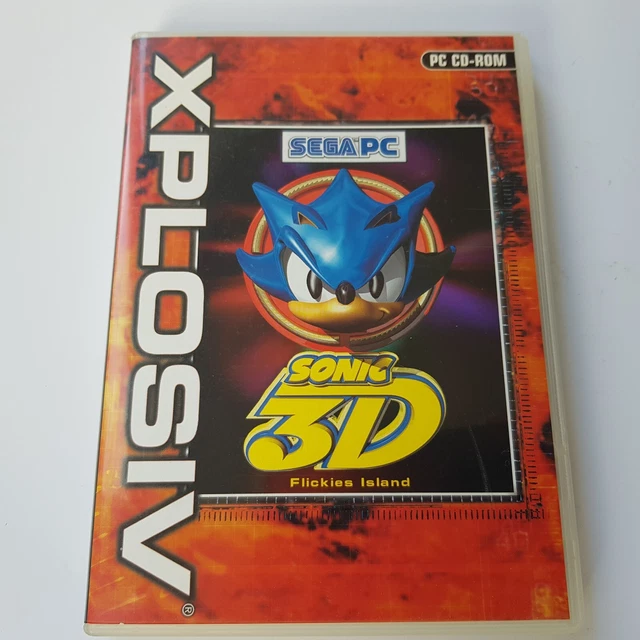PC GAME XPLOSIV Sonic the Hedgehog 1998 version 3D Flickies Island Sega ...