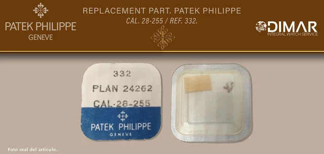 ERSATZ TEIL PATEK Philippe Original CALIBRE.28-255.REF.332 PLAN.24262 ...