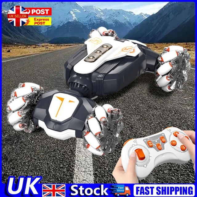 GESTURE SENSING REMOTE Control Car 2.4Ghz 4WD with Light Music (White ...