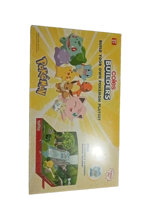 COLES POKEMON BUILDERS Build Your Own Pokemon Playset $25.00 - PicClick AU