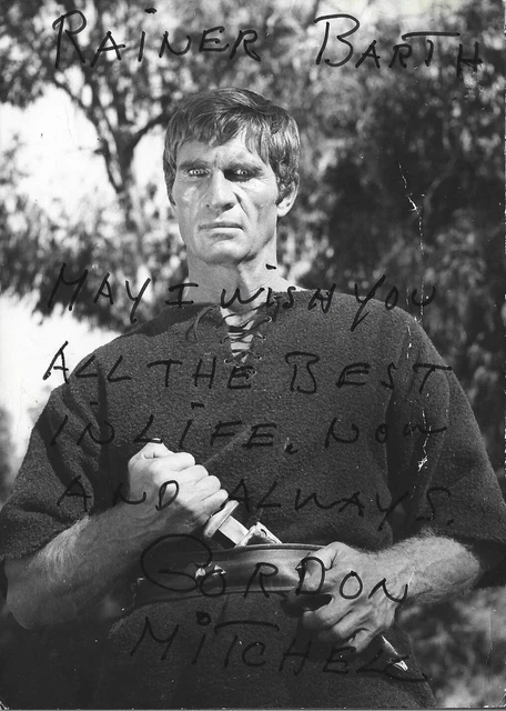ORIGINAL AUTOGRAMM VON GORDON MITCHELL ( SCHAUSPIELER / PHOTO 13 x 18 ...