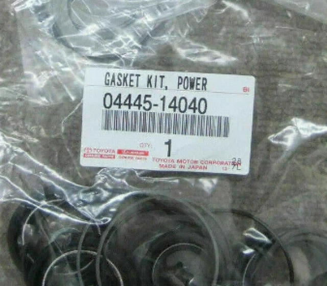TOYOTA GENUINE SUPRA Rack & Pinion Power Steering Gear Gasket Kit 04445 ...
