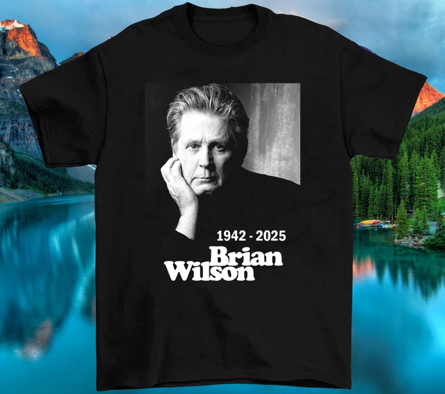 THE BEACH BOYS Brian Wilson 1942 - 2025 Heavy Cotton Black All Size ...