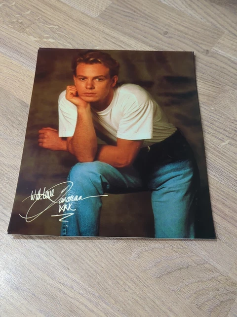 JASON DONOVAN OFFICIAL Publicity Fan Club Photocard 8"x10" Printed ...