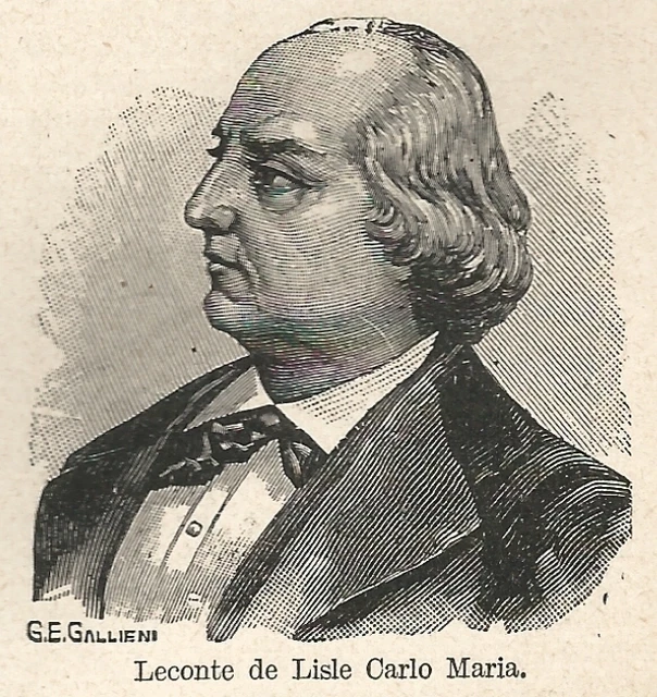 A7388 CARLO MARIA Leconte De Lisle - Impression Antique Du 1928 ...