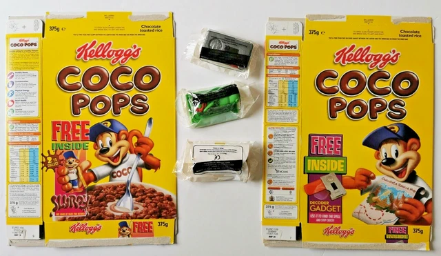2004 KELLOGGS COCO Pops Cereal Invisible Croc Decoder Gadget & Slurpys ...