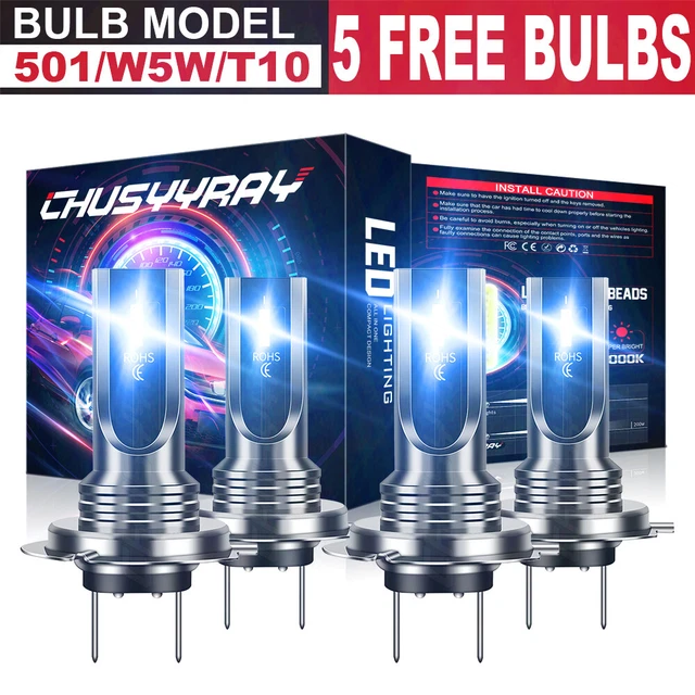 FOR CITROEN RELAY White Xenon HID High/Low/Side LED Headlight 9x Bulbs ...