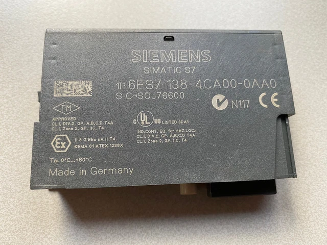 6ES7138-4CA00-0AA0 SIEMENS SIMATIC DP, PM-E POWER MODULE FOR ET 200S £ ...